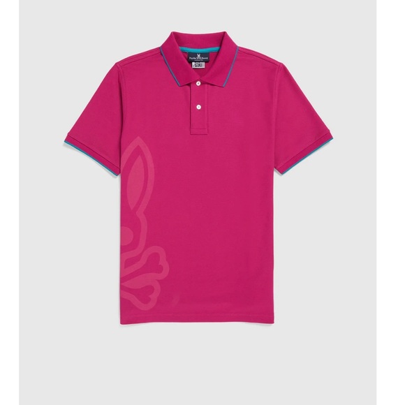 Phsyco bunny | Shirts | Physco Bunny Wild Berry Polo Shirt | Poshmark
